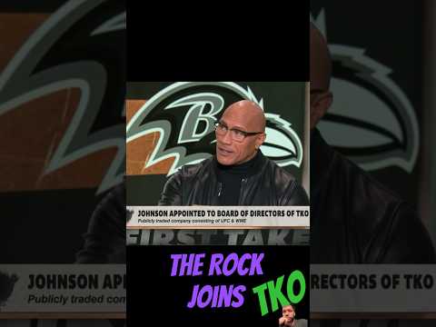 The Rock Joining TKO Group is a Game changer #shorts #therock #wwe #tko #ufc