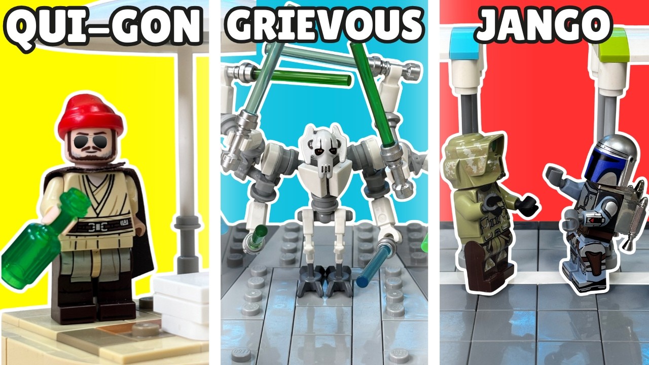 I Turned ICONIC Star Wars Prequel Memes in LEGO Sets!