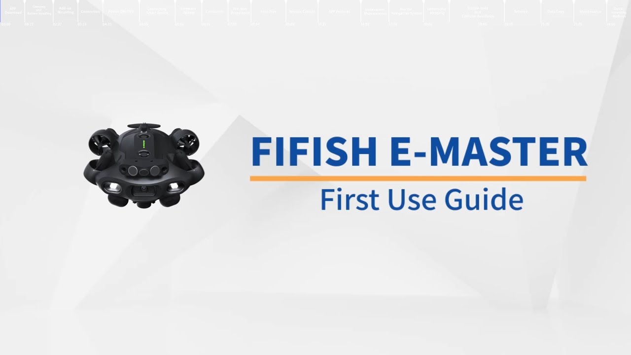 FIFISH E-MASTER First Use Guide