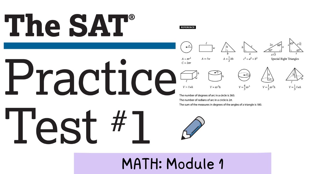 Digital SAT Practice Test 1 Math Module 1 Walkthrough From 760 Math Scorer (2024)