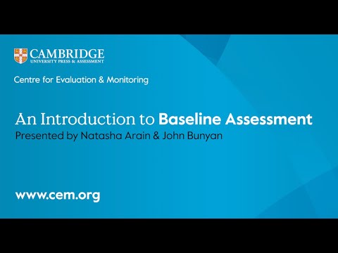 An Introduction to Baseline Assessment