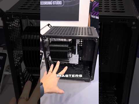 Completely fanless pc case from @coolermasteronline #computex2024