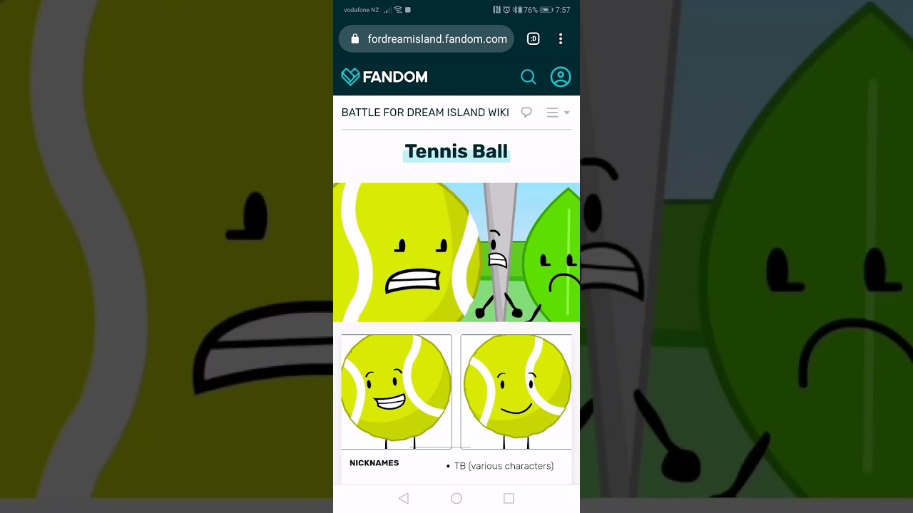 Tennis ball - BFDI wiki #2