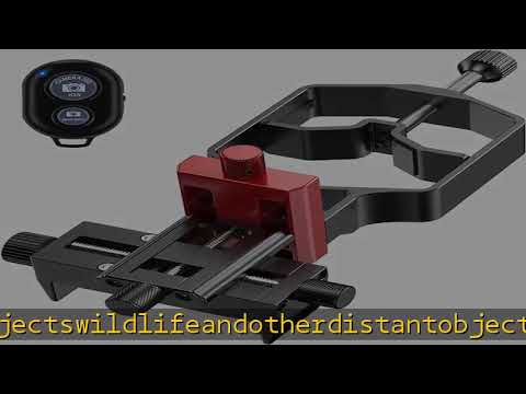 tridaptor - Universal Phone Scope Digiscoping Adapter|High-Precision XYZ Metal Telescope Mount 3-Ax