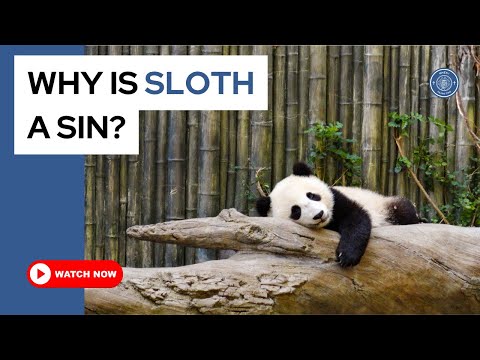 Why is sloth a sin?