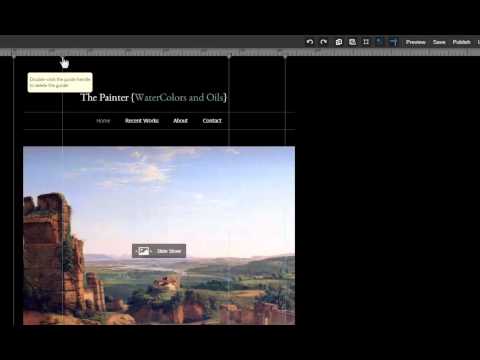HTML Website Builder | Using Rulers inside the Wix Editor