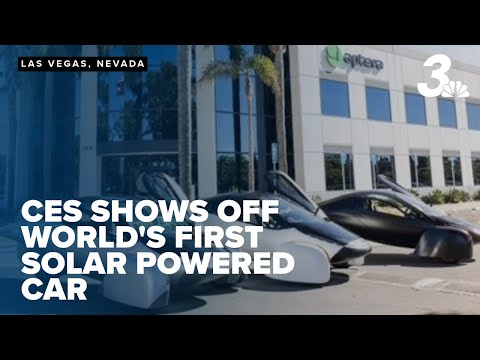 CES 2025: A look at 'Aptera' the world's first solar powered car