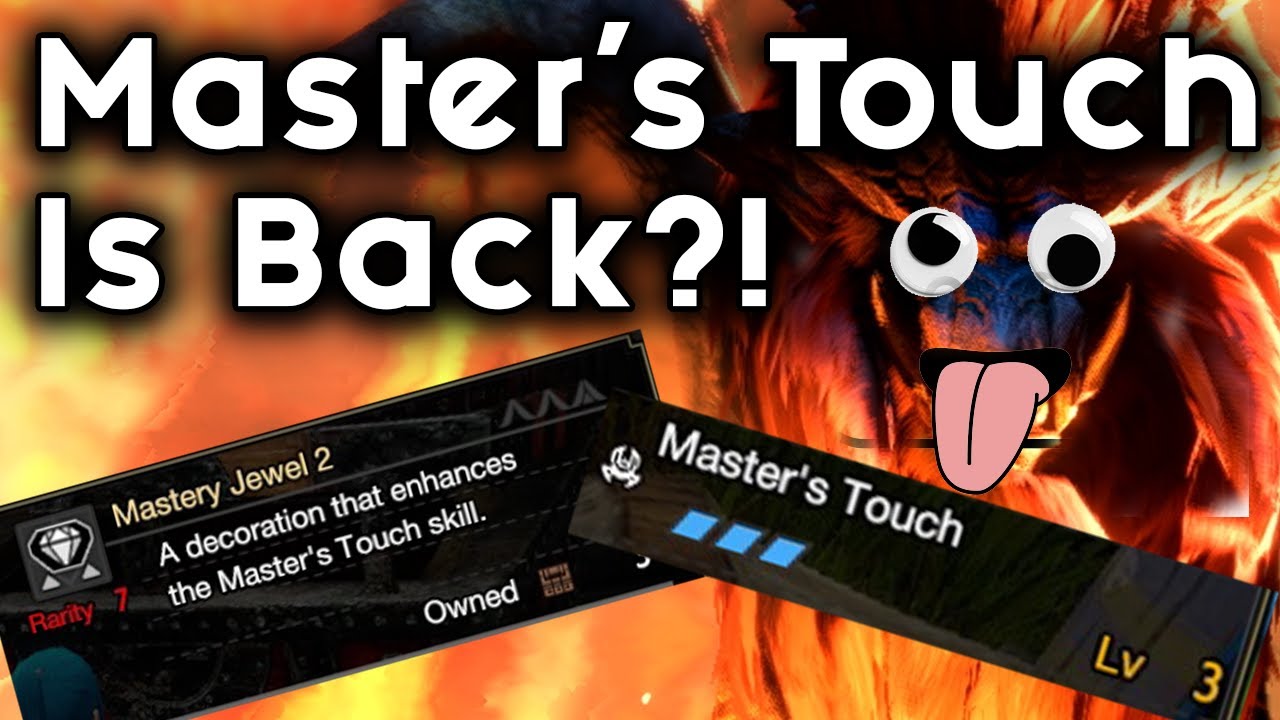 NEW OP Master's Touch Build Template for Monster Hunter Rise