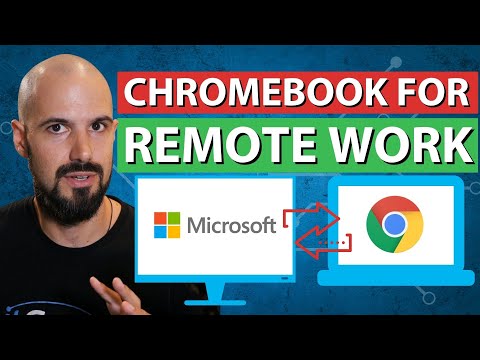 Chromebook laptop for remote work | working with Google Workspace or Microsoft Apps