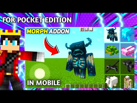 Morph / Shape Shifter mod for MINECRAFT Pocket Edition 1.20