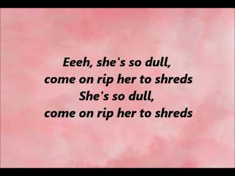 Blondie - Rip Her To Shreds (Lyrics)