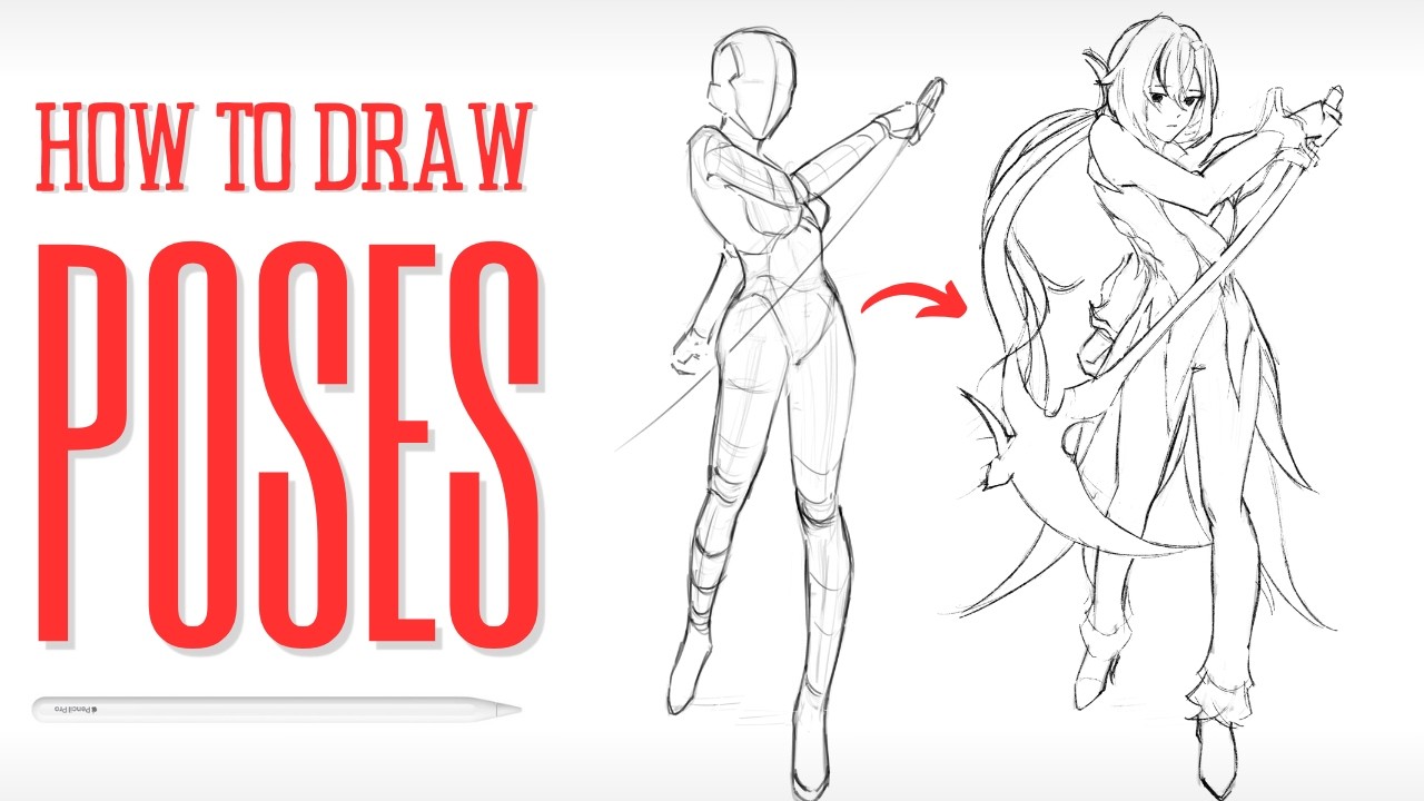 Drawing Any Character in Any Pose | Beginner Friendly Guide