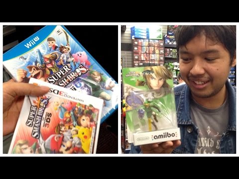Super Smash Bros. for Wii U Midnight Launch @ GameStop