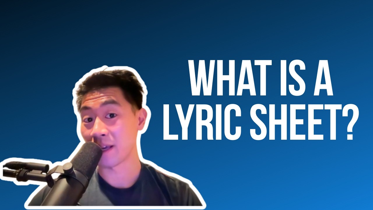 What is a Lyric Sheet?