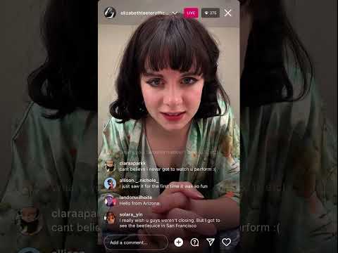 Elizabeth Teeter Instagram Livestream - December 26th, 2022