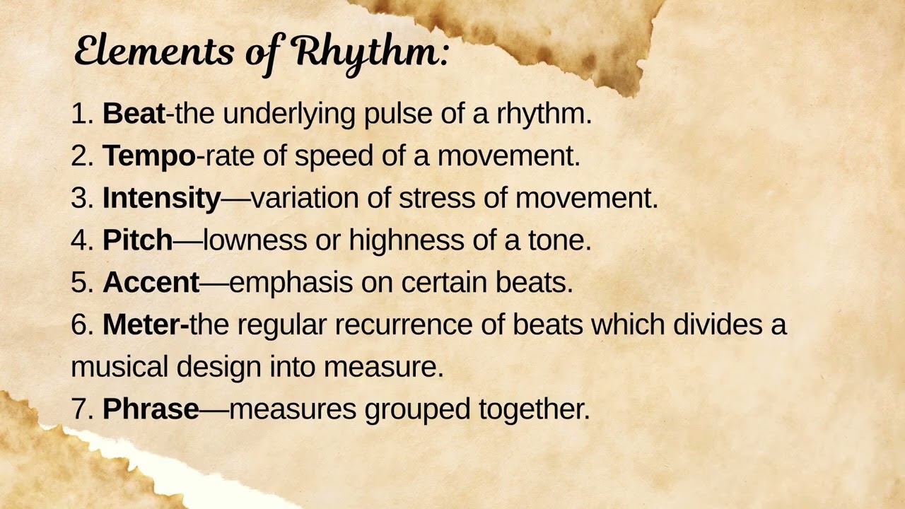 Introduction of Rhythmic Activities and Fundamental Skills (Group 1)