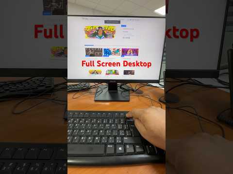Full screen keyboard shortcut | Full screen kese kren? #keyboard #screen #shorts #computer #laptop