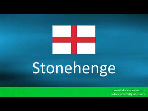 How to pronounce "Stonehenge". (Prehistoric monument)