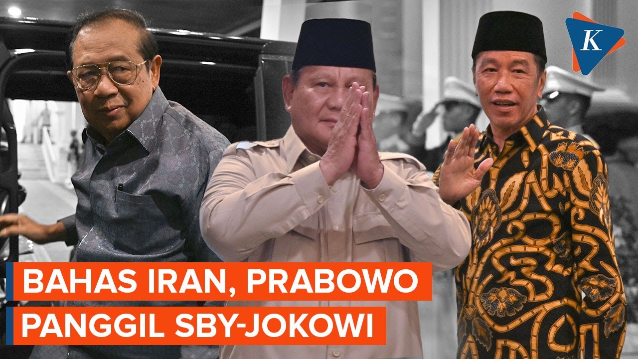 Prabowo Panggil SBY-Jokowi ke Istana, Perang Iran Vs AS Jadi Bahasan