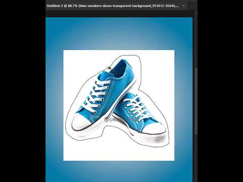 How to remove Png background easily using Photoshop! #shorts