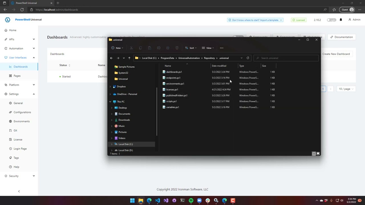 PowerShell Universal Training - Platform - Repository