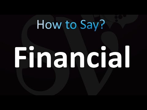 How to Pronounce Financial (Correctly!)