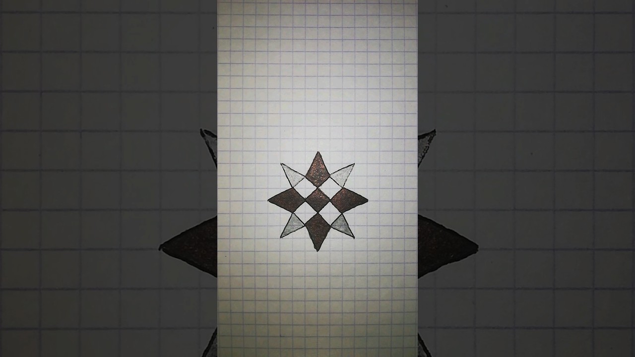 3D drawing on graph paper