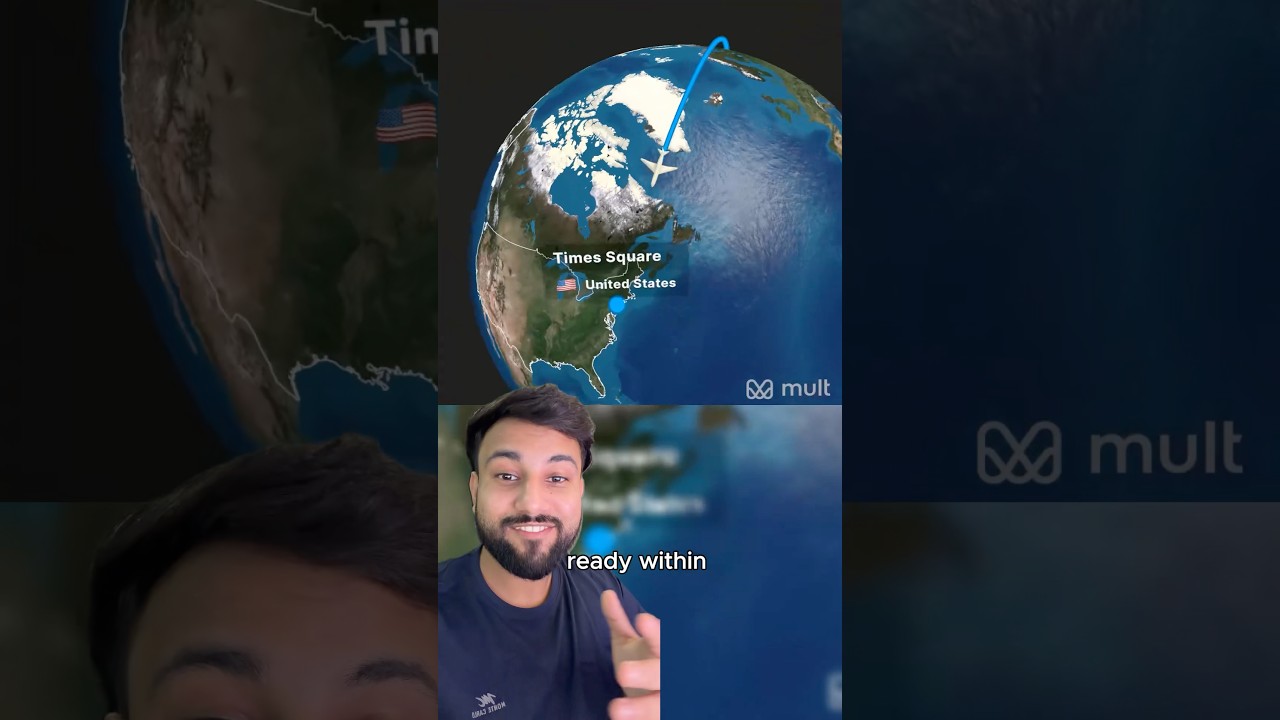 How to Create Map Flight Animations for your videos #ai