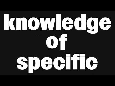 Assessing Knowledge Part-II