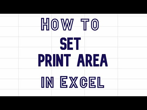 How to set print area in Excel video #print #excel #spreadsheets