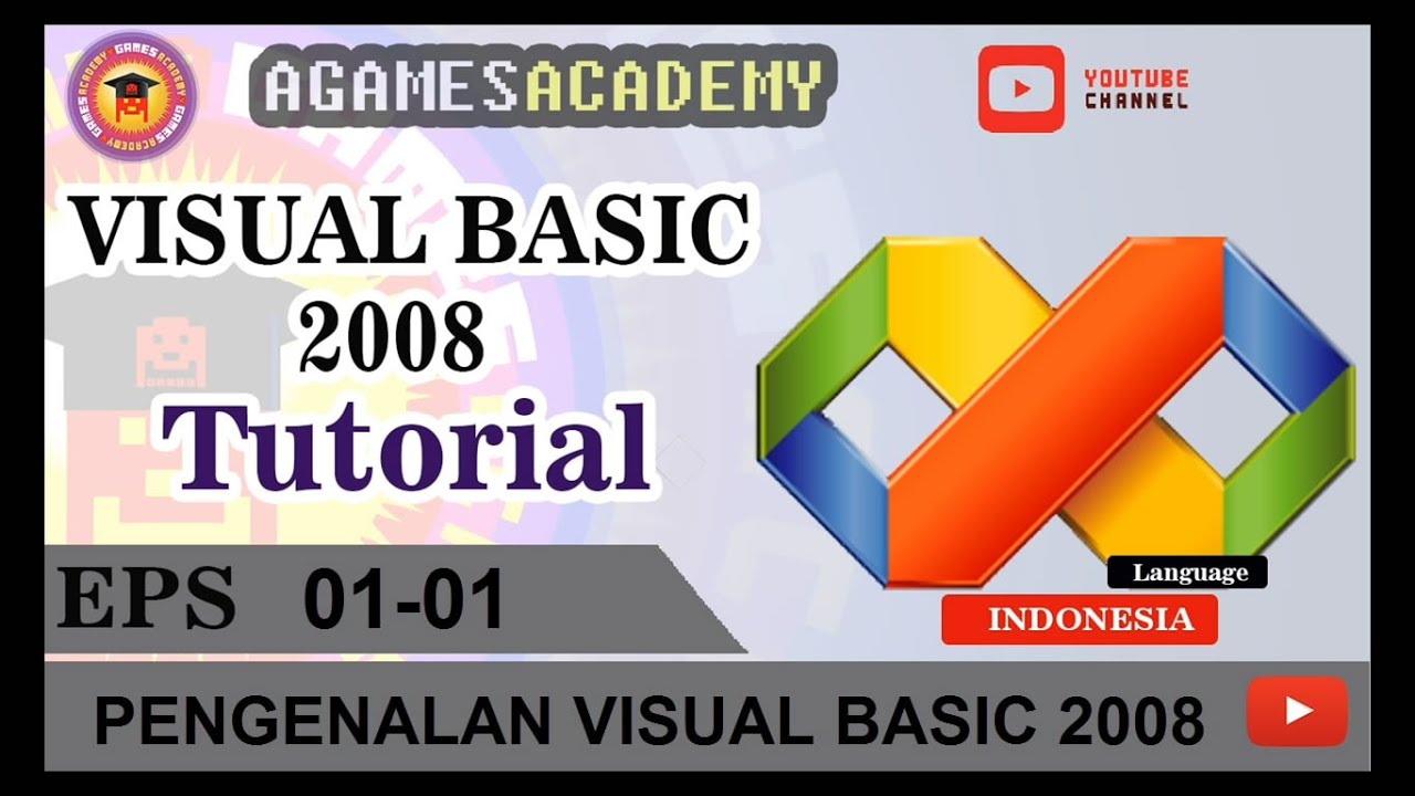 VISUAL BASIC 2008 TUTORIAL | 0001 - ID | PENGENALAN VISUAL BASIC 2008