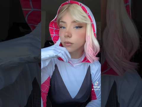 ๐๐ท๏ธ#spidermanacrossthespiderverse2023 #cosplay #mcu #gwenstacy #spidergwen #transformation #viral