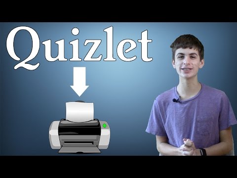 How To Print Quizlet Flashcards onto Real Flashcards