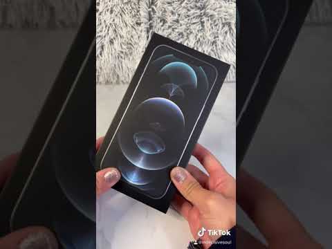 Unboxing New iPhone 12 Pro Max Silver/White