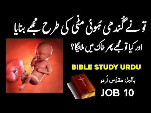 Job Chapter 10 - Job's Anguished Plea for Answers | Bible Study in Urdu | God is love