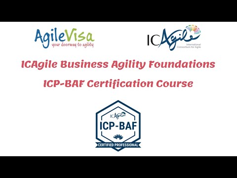 What is ICAgile ICP-BAF Certification? And why would you join online courses with Agile Visa?