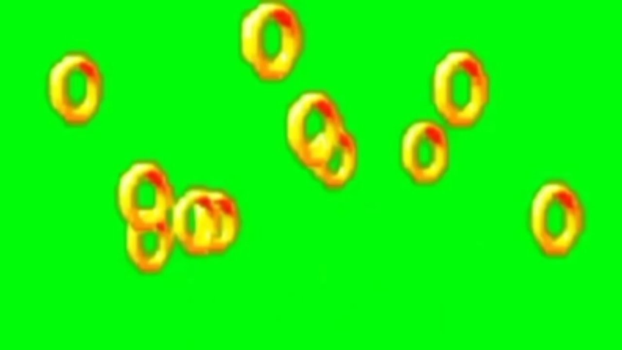 Sonic Losing Rings Green Screen Effect