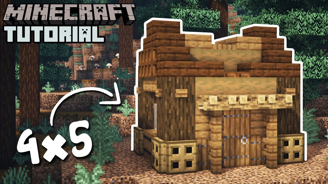 Minecraft - Tiny Starter House Tutorial (How to Build) - Minecraft Builders