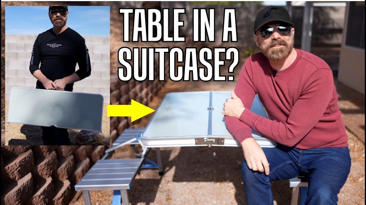 A FULL Dining Set in One Suitcase?