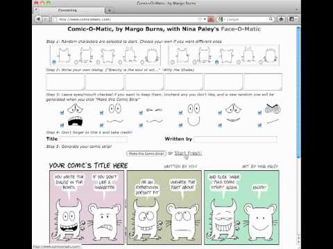 New Feature: Character Picker | Comic-O-Matic Developer's Blog