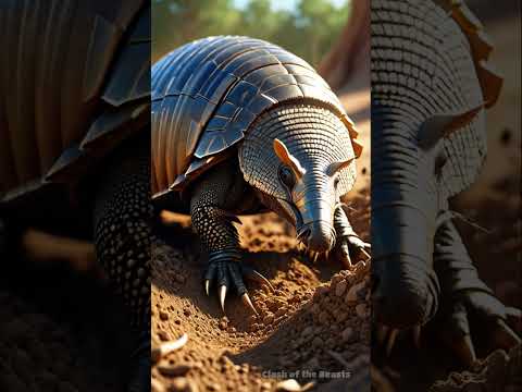 Pangolin vs Armadillo: Battle of Armored Titans