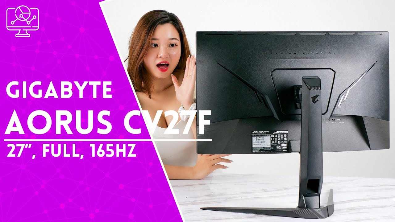 Màn hình Gigabyte Aorus CV27F | HACOM