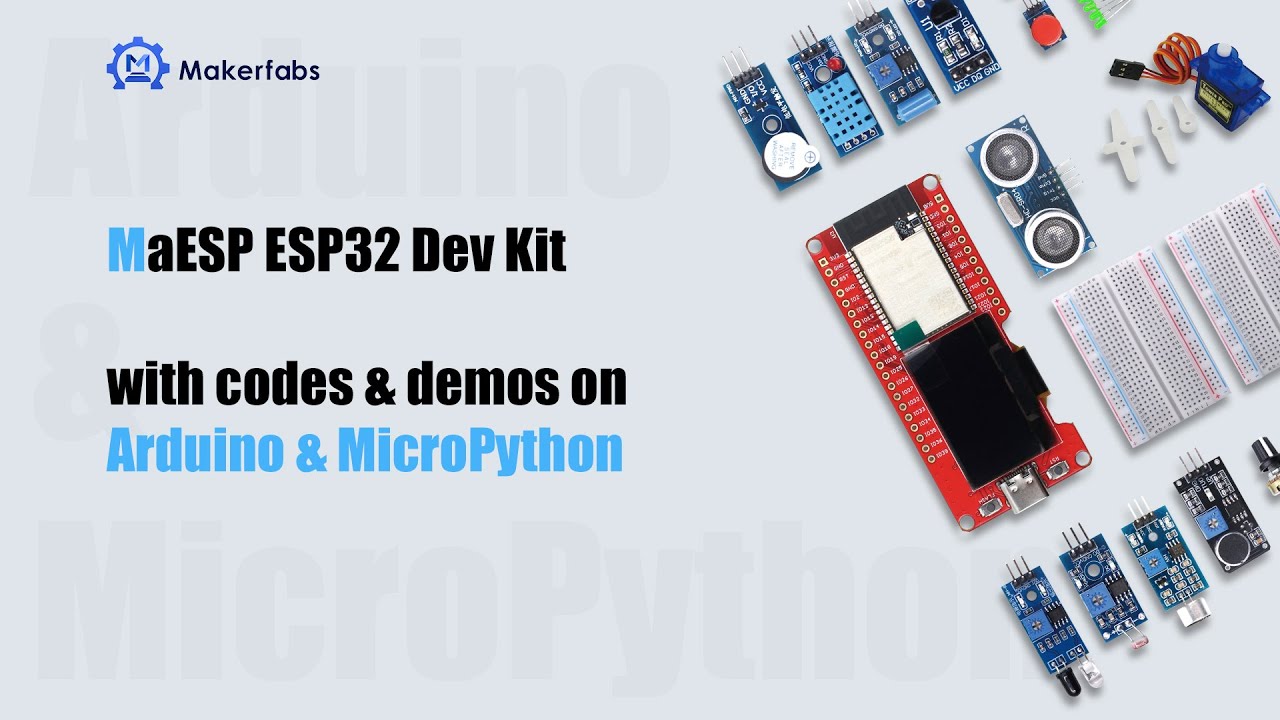 MaESP ESP32 Dev Kit - Demos& Codes based on Arduino& MicroPython