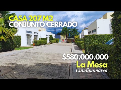 Casa 207 m2 en Conjunto Cerrado, Campestre. LA MESA CUNDINAMARCA