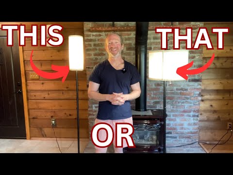 Joofo Standing Floor Lamp versus Ambimall Floor Lamp