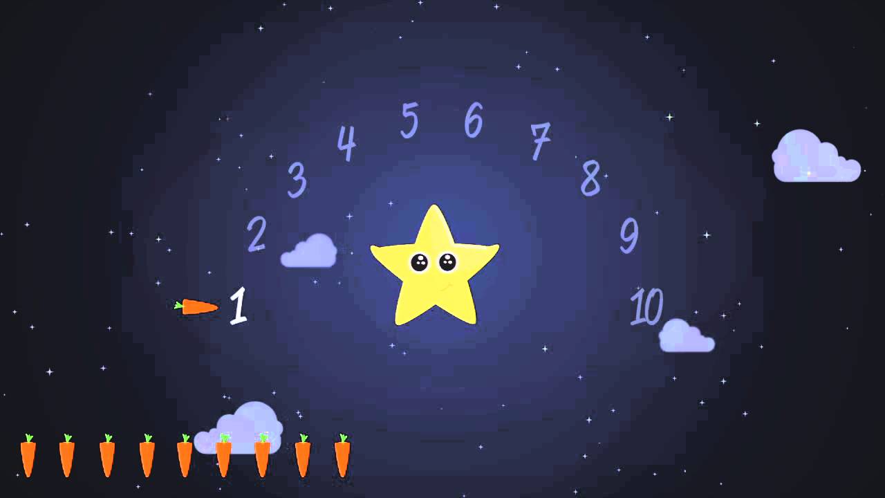 Twinkle counts from 1 to 10 - French / Français