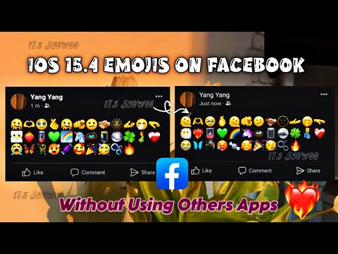 IOS 15.4 Emojis On Android Facebook🫠How To Change Facebook Emojis To iPhone Emojis! its Snow00