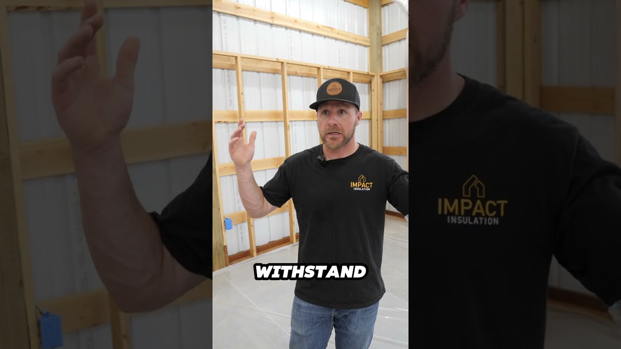 Spray Foam is the BEST for Metal Buildings! #Impactinsulation