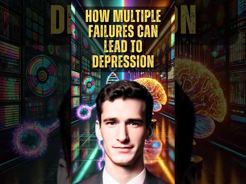 How Multiple Failures can Lead to Depression. #shorts