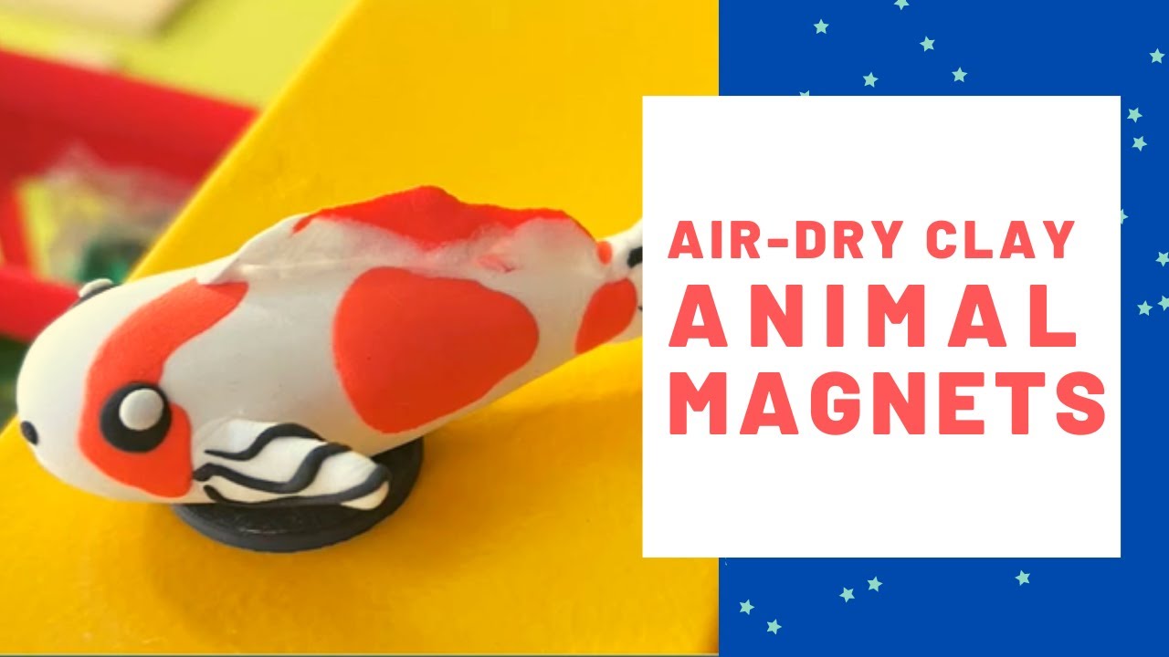 Teen Craft: DIY Air-Dry Clay Magnets